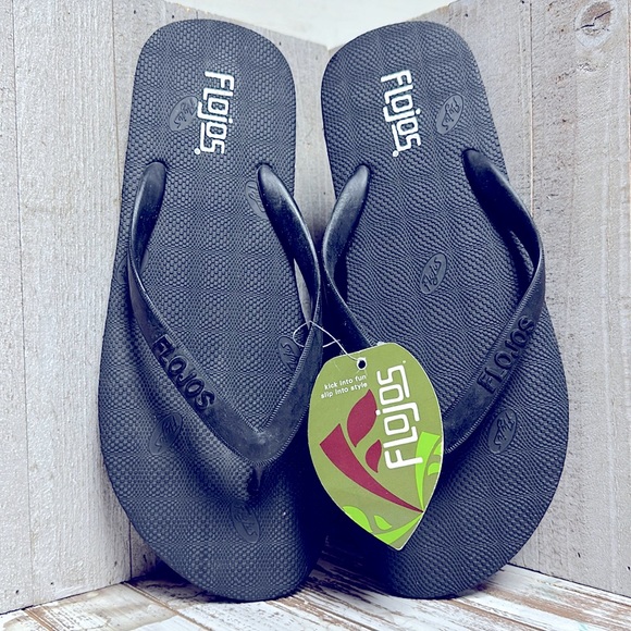 Flojos | Shoes | 7 For 45 Flojos New Nalu Water Mens Rubber Thong Black ...